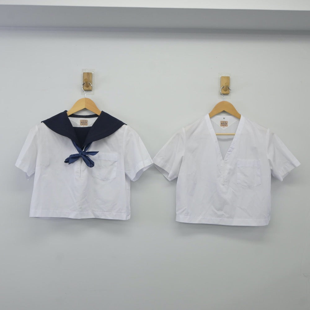 【中古制服】岩手県 盛岡商業高等学校 女子制服 3点（セーラー服）sf024342【リサイクル学生服】 中古制服通販パレイド