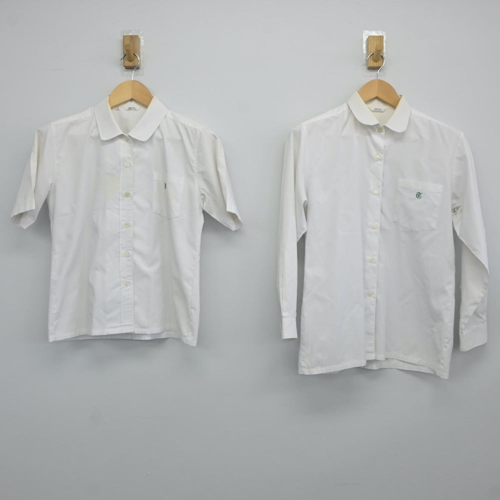 【中古制服】山口県 田部高等学校 女子制服 2点（シャツ・シャツ）sf024532【リサイクル学生服】 中古制服通販パレイド