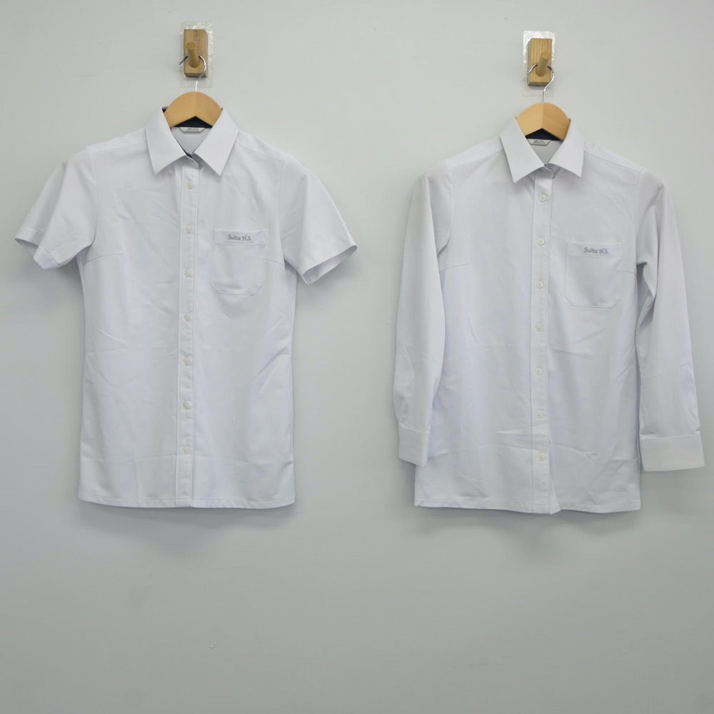 【中古制服】大阪府 吹田高等学校 女子制服 2点(シャツ・シャツ)sf024539【リサイクル学生服】 中古制服通販パレイド