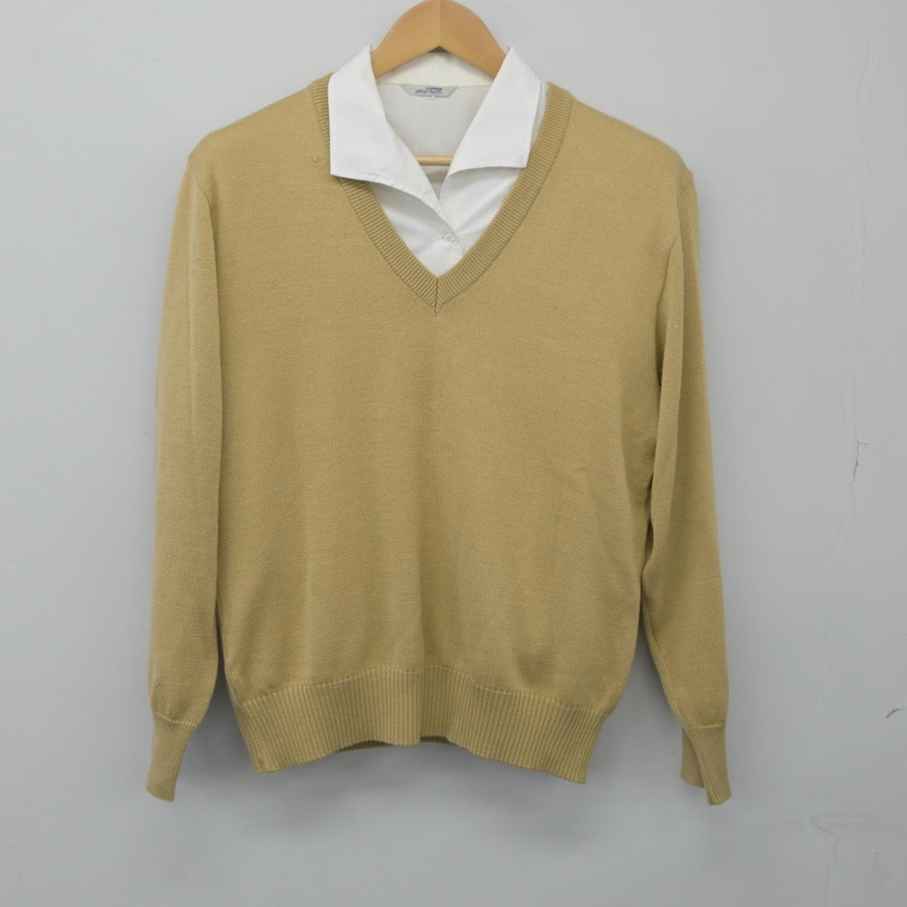 【中古制服】宮城県 聖ドミニコ学院中学校高等学校 女子制服 2点（シャツ・ニット）sf024562【リサイクル学生服】 中古制服通販パレイド