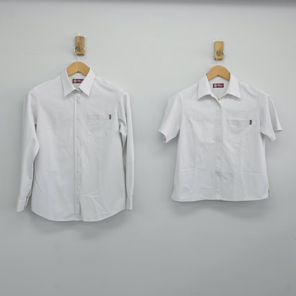 【中古制服】福岡県 福岡工業高等学校 女子制服 2点（シャツ）sf024681【リサイクル学生服】 中古制服通販パレイド
