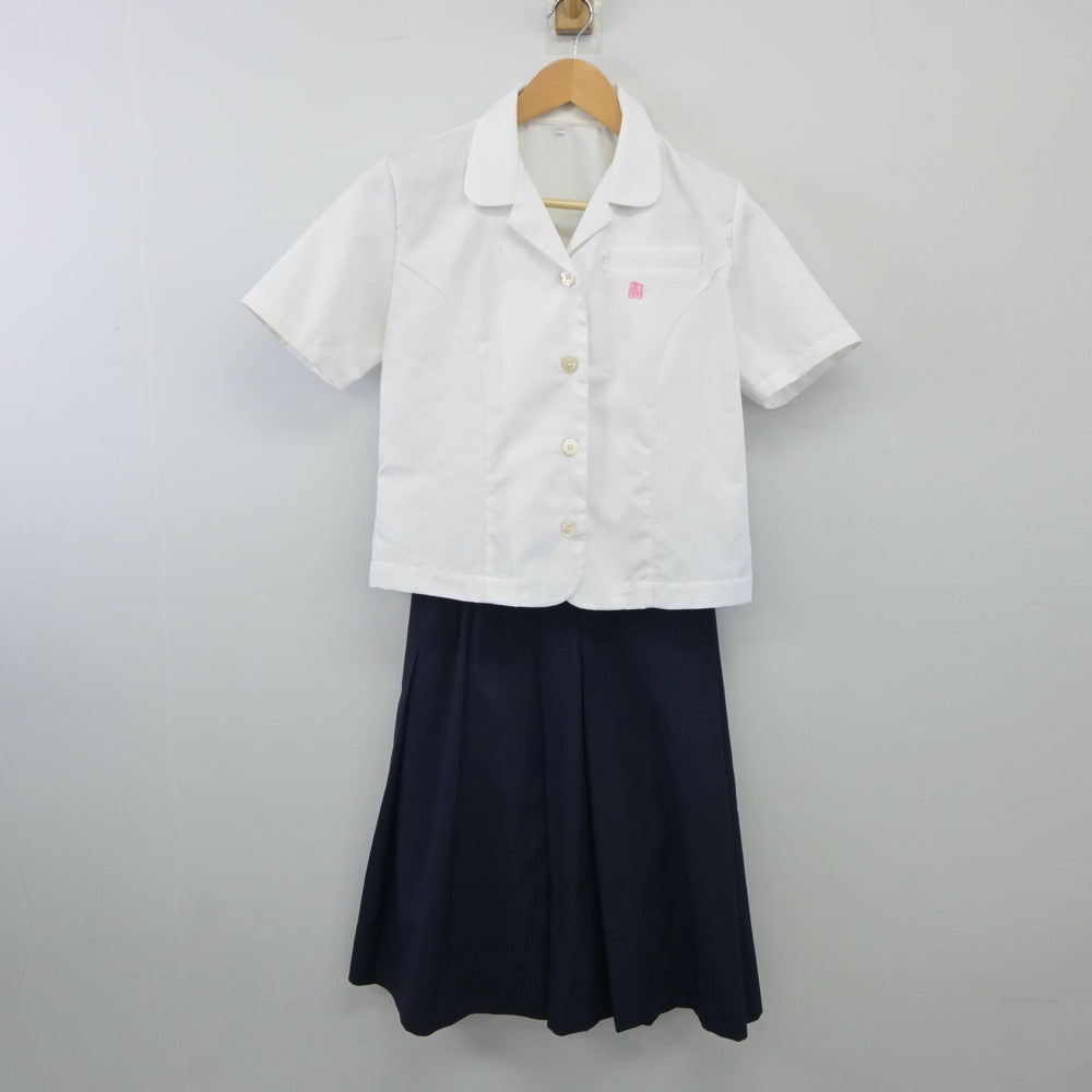 【中古制服】奈良県 奈良県立桜井高等学校 女子制服 2点(シャツ・スカート)sf024717【リサイクル学生服】 中古制服通販パレイド