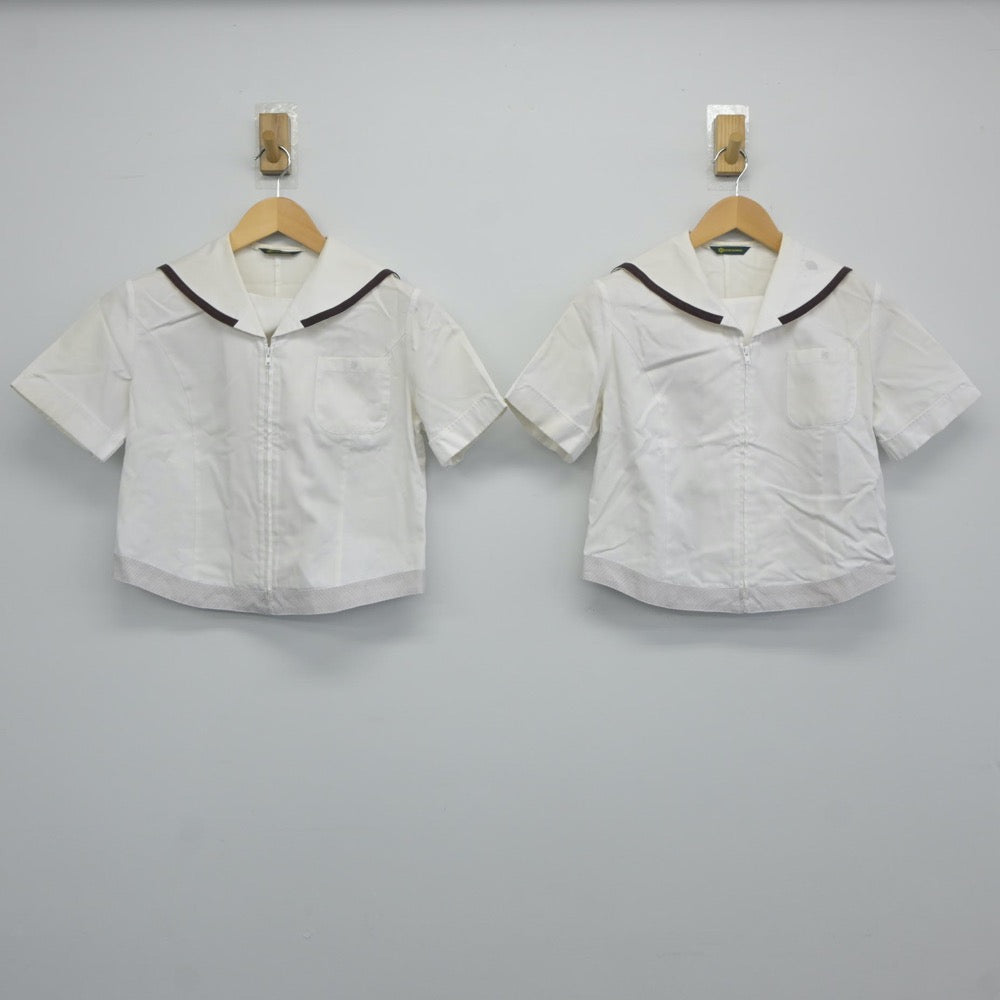 【中古制服】京都府 京都文教中学校 女子制服 2点（セーラー服）sf024814【リサイクル学生服】 中古制服通販パレイド