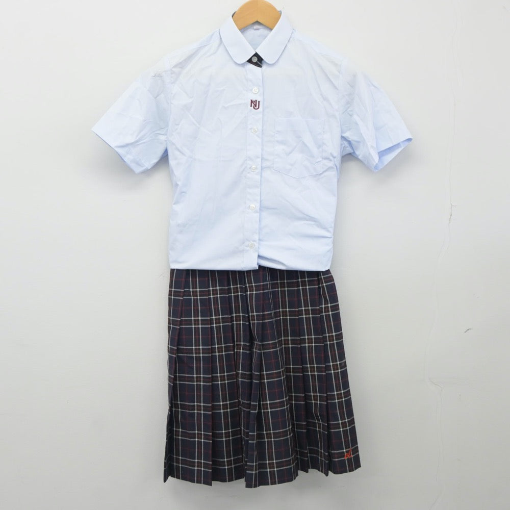 【中古制服】岐阜県 大垣日大高等学校 女子制服 3点（シャツ・スカート）sf024827【リサイクル学生服】 中古制服通販パレイド
