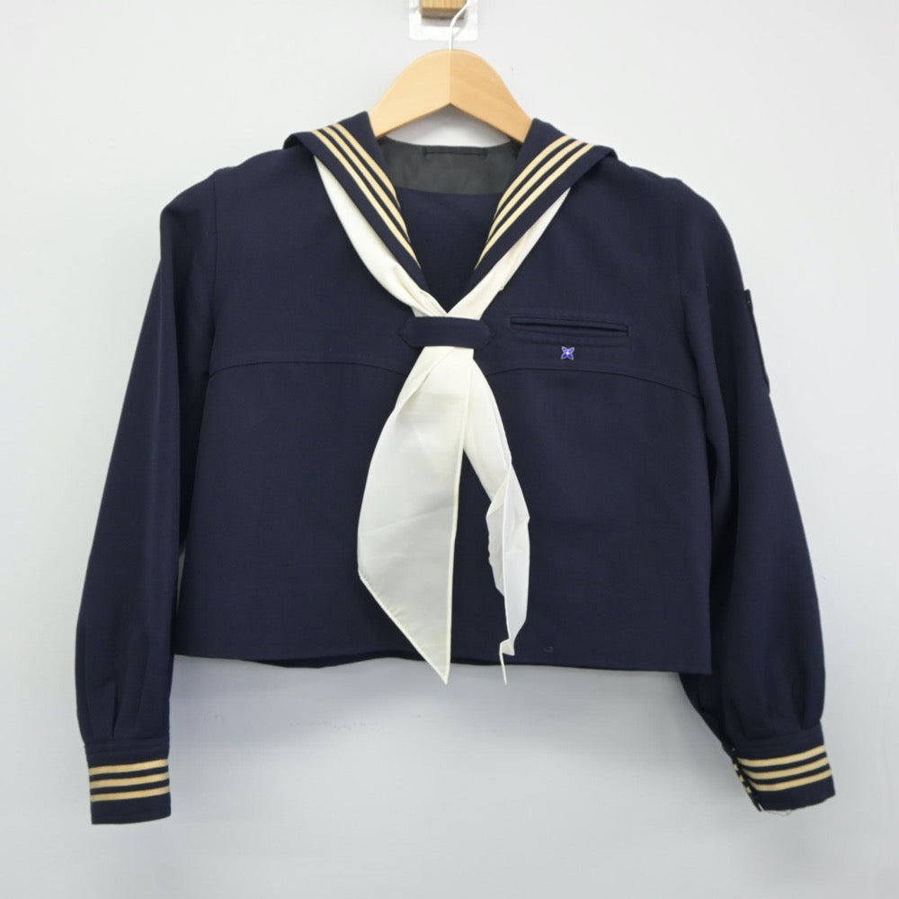 【中古制服】東京都 共立女子中学校・高等学校 女子制服 3点（セーラー服）sf024874【リサイクル学生服】 中古制服通販パレイド