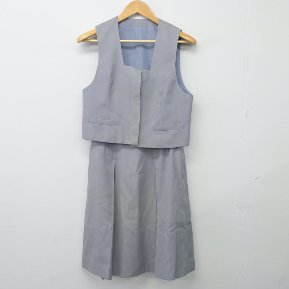 【中古制服】茨城県 茨城キリスト教学園高等学校 女子制服 2点（ベスト・スカート）sf024990【リサイクル学生服】 中古制服通販パレイド