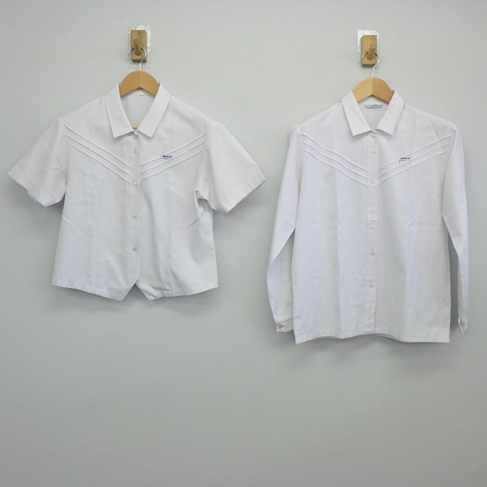 【中古制服】福岡県 玄界高等学校 女子制服 2点（シャツ・シャツ）sf025000【リサイクル学生服】 中古制服通販パレイド