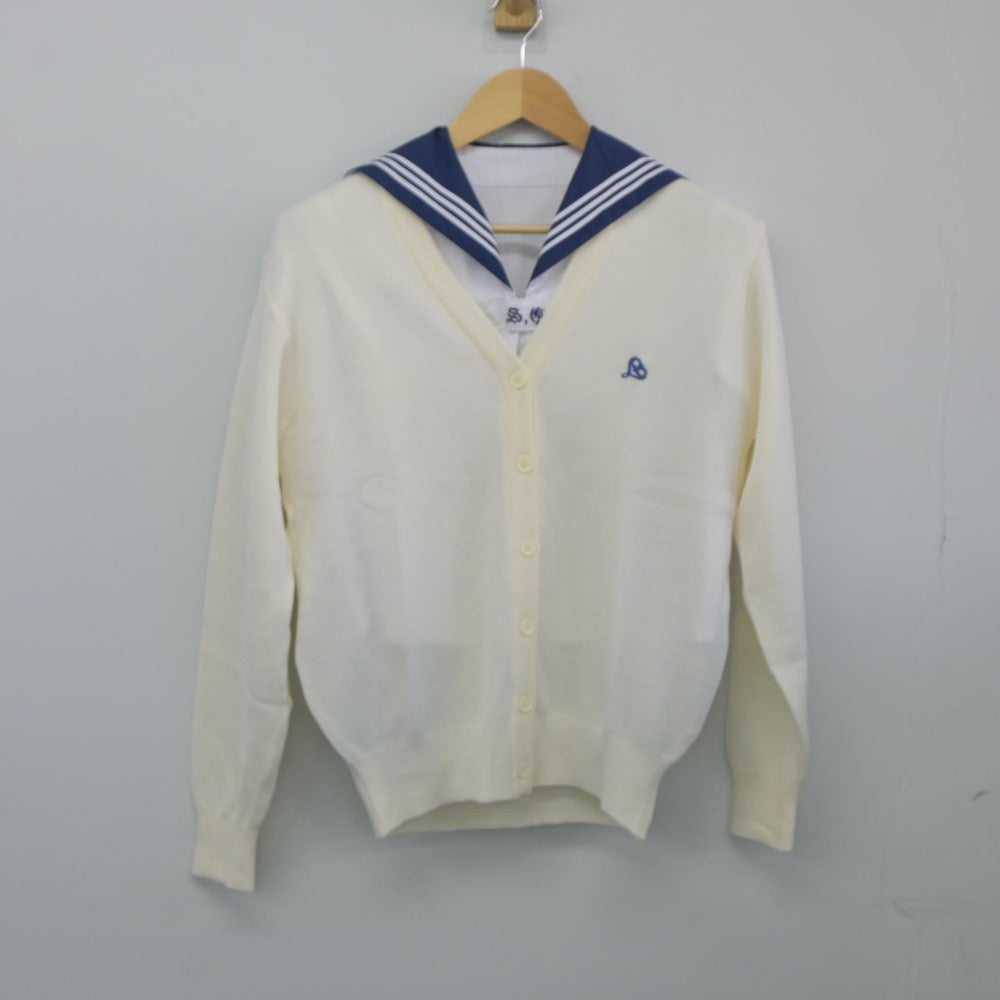 【中古制服】神奈川県 聖和学院高等学校 女子制服 2点（セーラー服・ニット）sf025040【リサイクル学生服】 中古制服通販パレイド