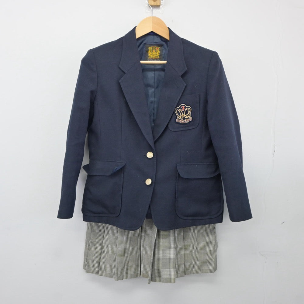 【中古制服】徳島県 板野高等学校 女子制服 2点（ブレザー・スカート）sf025132【リサイクル学生服】 中古制服通販パレイド