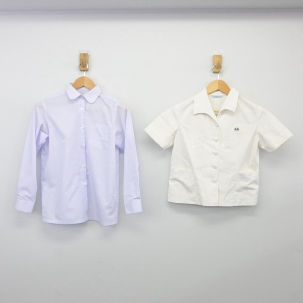 【中古制服】長崎県 長崎東中学校 女子制服 2点(シャツ・シャツ)sf025167【リサイクル学生服】 中古制服通販パレイド