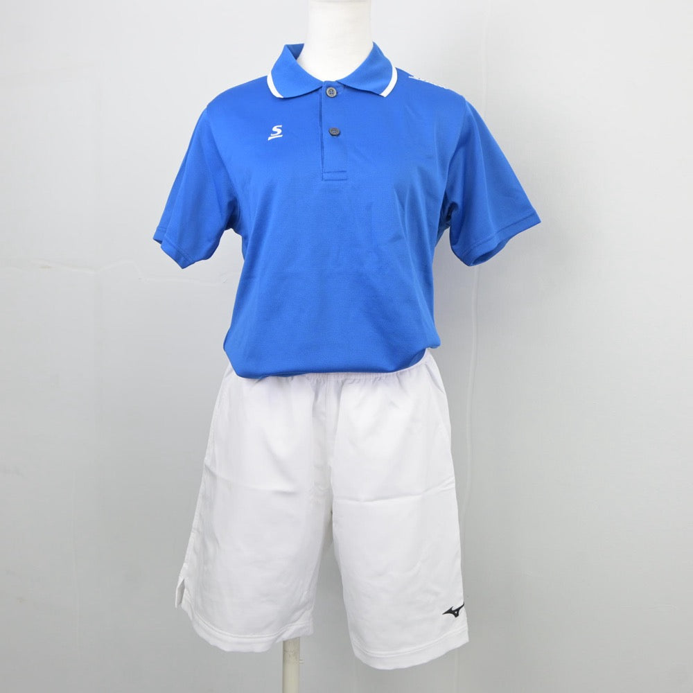 【中古制服】福島県 向陽中学校テニス部ユニフォーム 女子制服 2点（部活ユニフォーム 上・部活ユニフォーム 下）sf025175【リサイクル