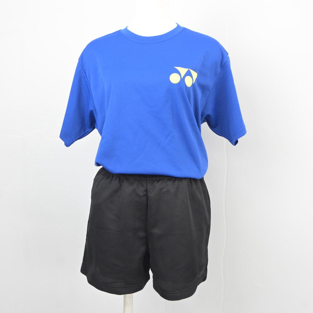 【中古制服】福島県 向陽中学校テニス部ユニフォーム 女子制服 2点（部活ユニフォーム 上・部活ユニフォーム 下）sf025176【リサイクル