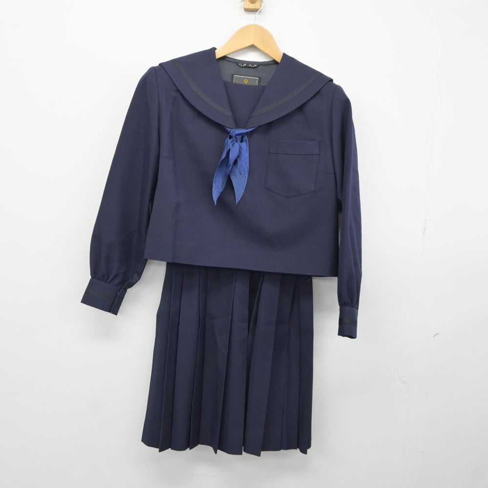 【中古制服】岩手県 盛岡商業高等学校 女子制服 3点（セーラー服・スカート）sf025195【リサイクル学生服】 中古制服通販パレイド