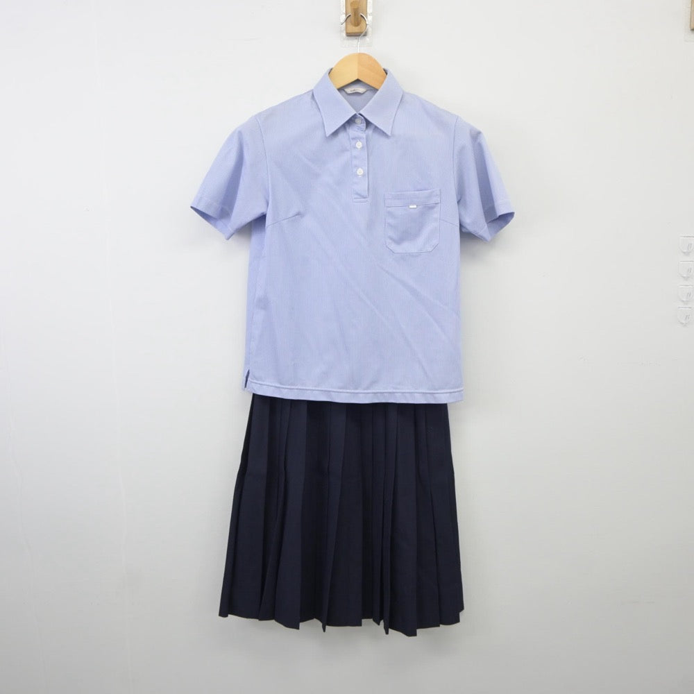 【中古制服】兵庫県 姫路市立広嶺中学校 女子制服 2点（シャツ・スカート）sf025241【リサイクル学生服】 中古制服通販パレイド