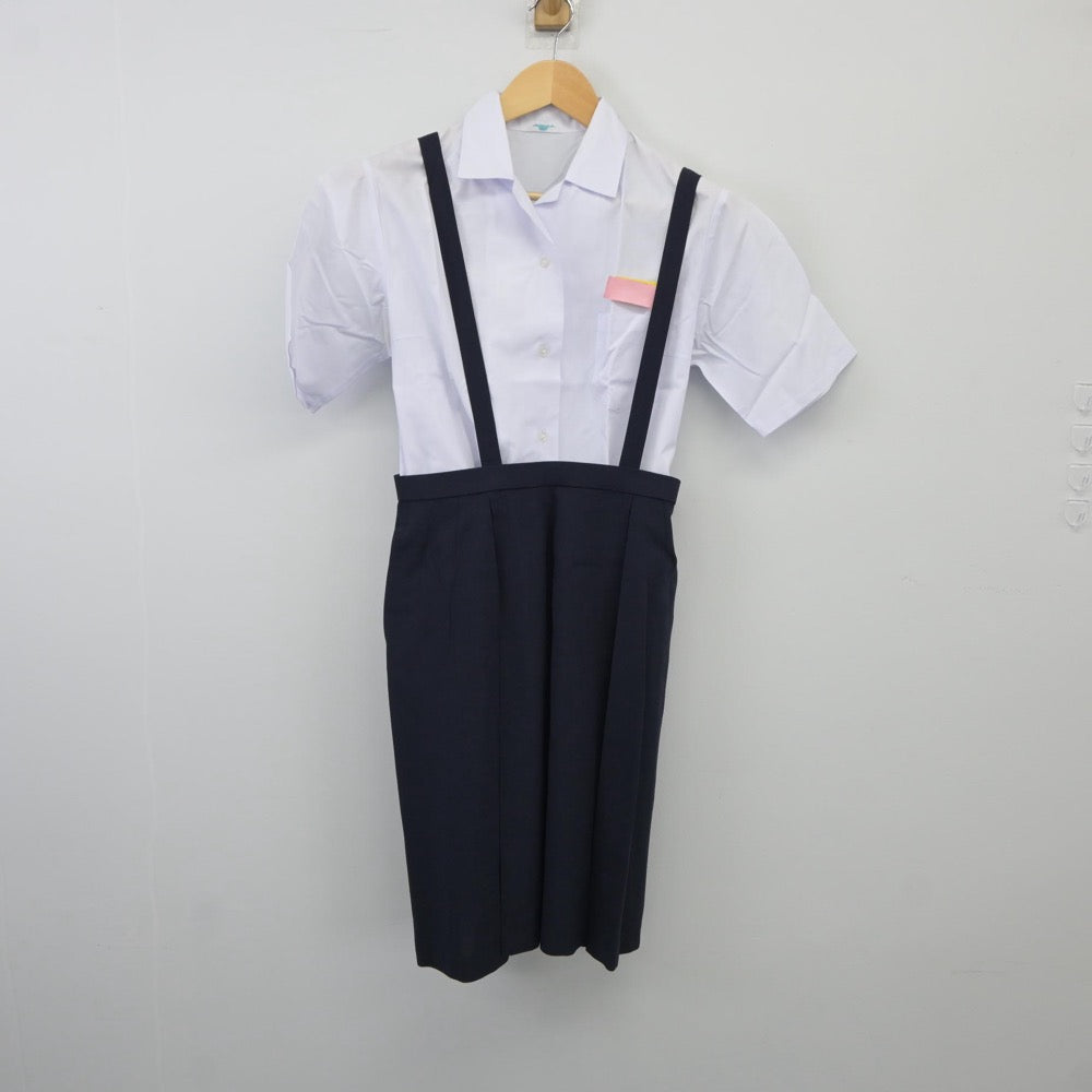 【中古制服】愛媛県 松山市立内宮中学校 女子制服 2点（シャツ・スカート）sf025288【リサイクル学生服】 中古制服通販パレイド