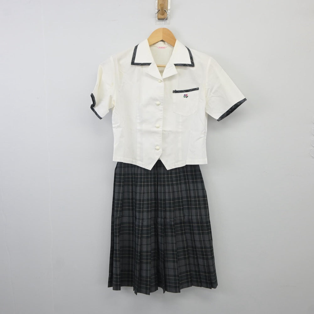 【中古制服】愛媛県 愛媛県立松山東高等学校 女子制服 3点（シャツ・スカート）sf025289【リサイクル学生服】 中古制服通販パレイド