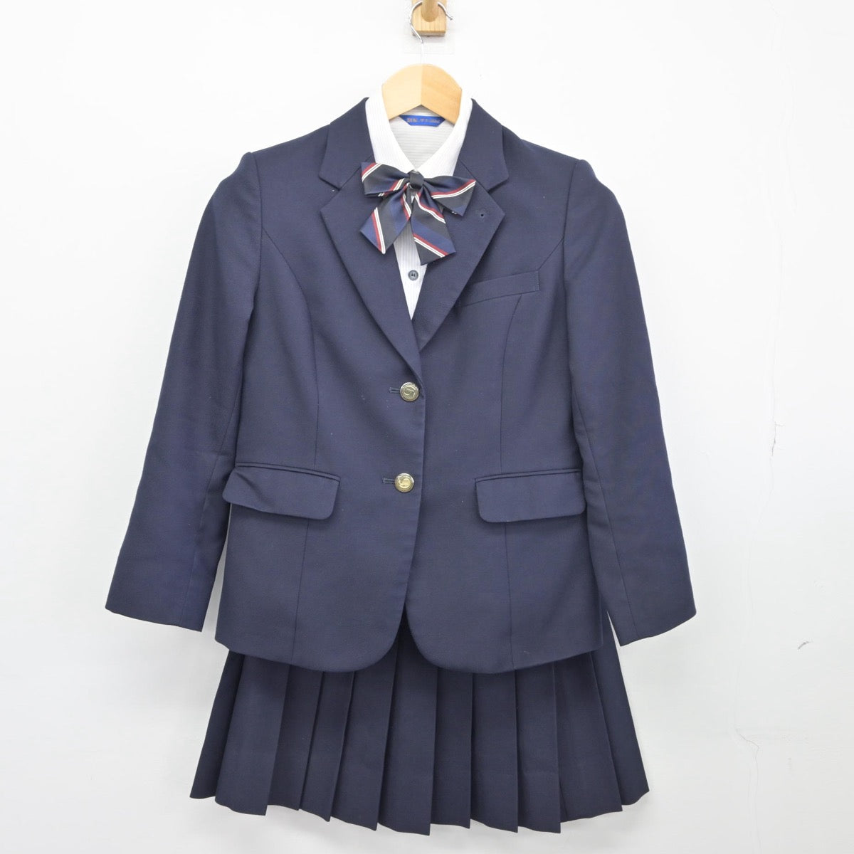 【中古制服】山梨県 山梨学院高等学校 女子制服 5点（ブレザー・シャツ・スカート）sf025694【リサイクル学生服】 中古制服通販パレイド