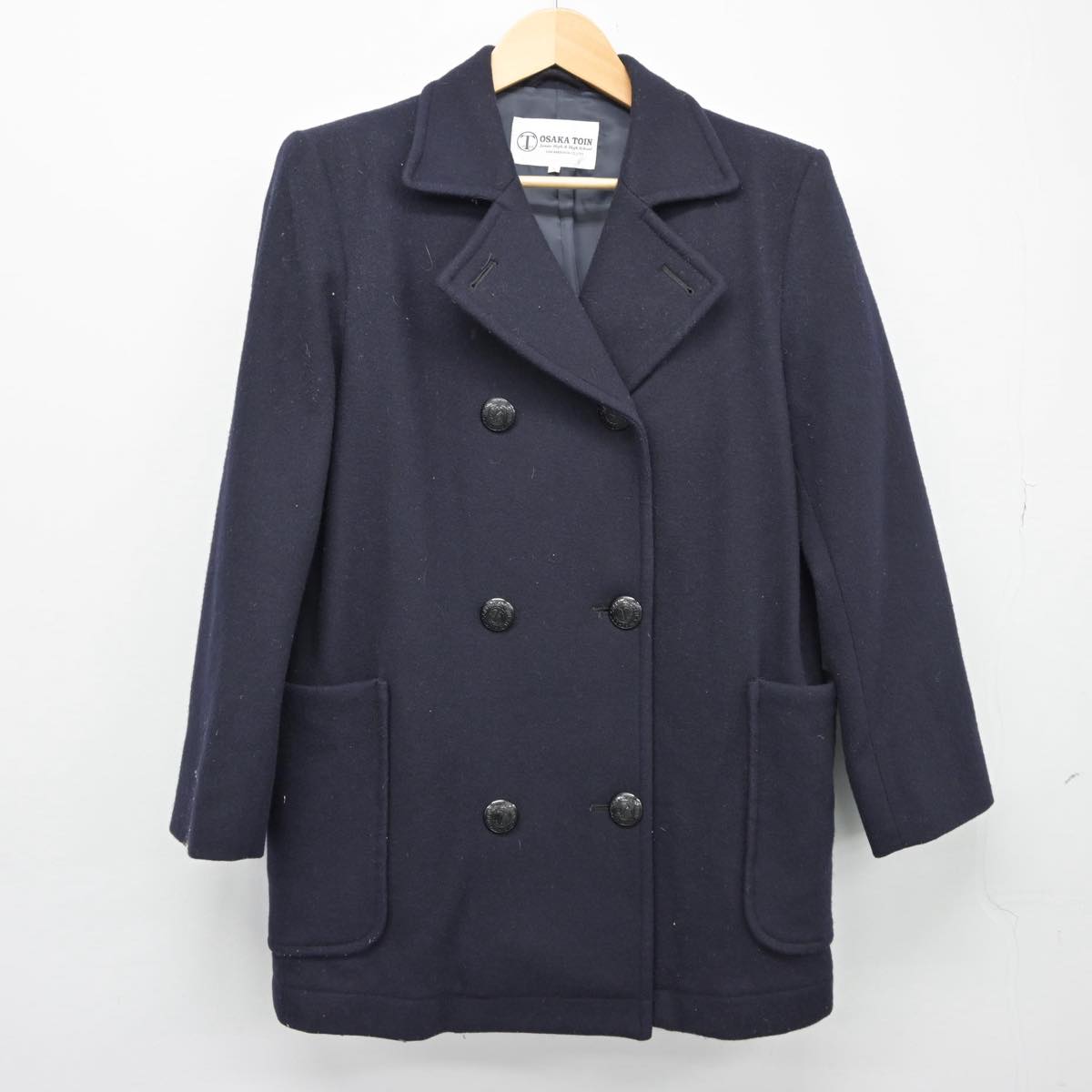 【中古制服】大阪府 大阪桐蔭中学校・高等学校 女子制服 1点（コート）sf025934【リサイクル学生服】 中古制服通販パレイド