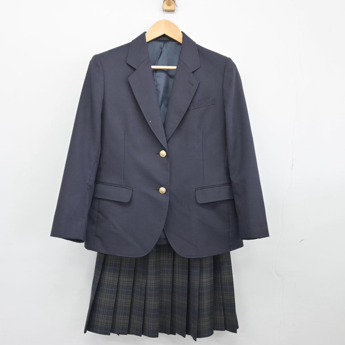 【中古制服】栃木県 山辺中学校 女子制服 3点（ブレザー・ニット・スカート）sf026092【リサイクル学生服】 中古制服通販パレイド