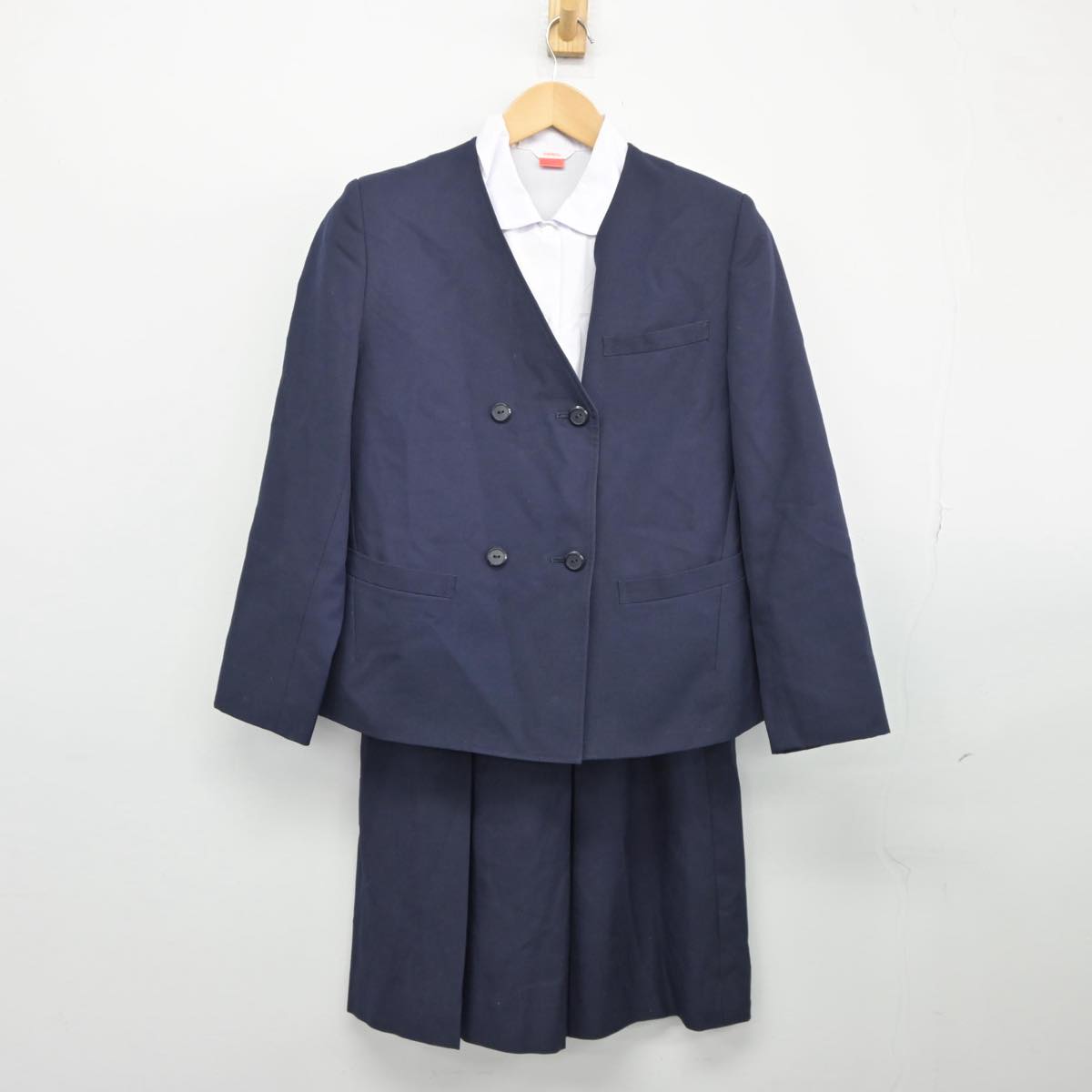 【中古制服】静岡県 静岡中島中学校 女子制服 3点(ブレザー・シャツ・スカート)sf026218【リサイクル学生服】 中古制服通販パレイド