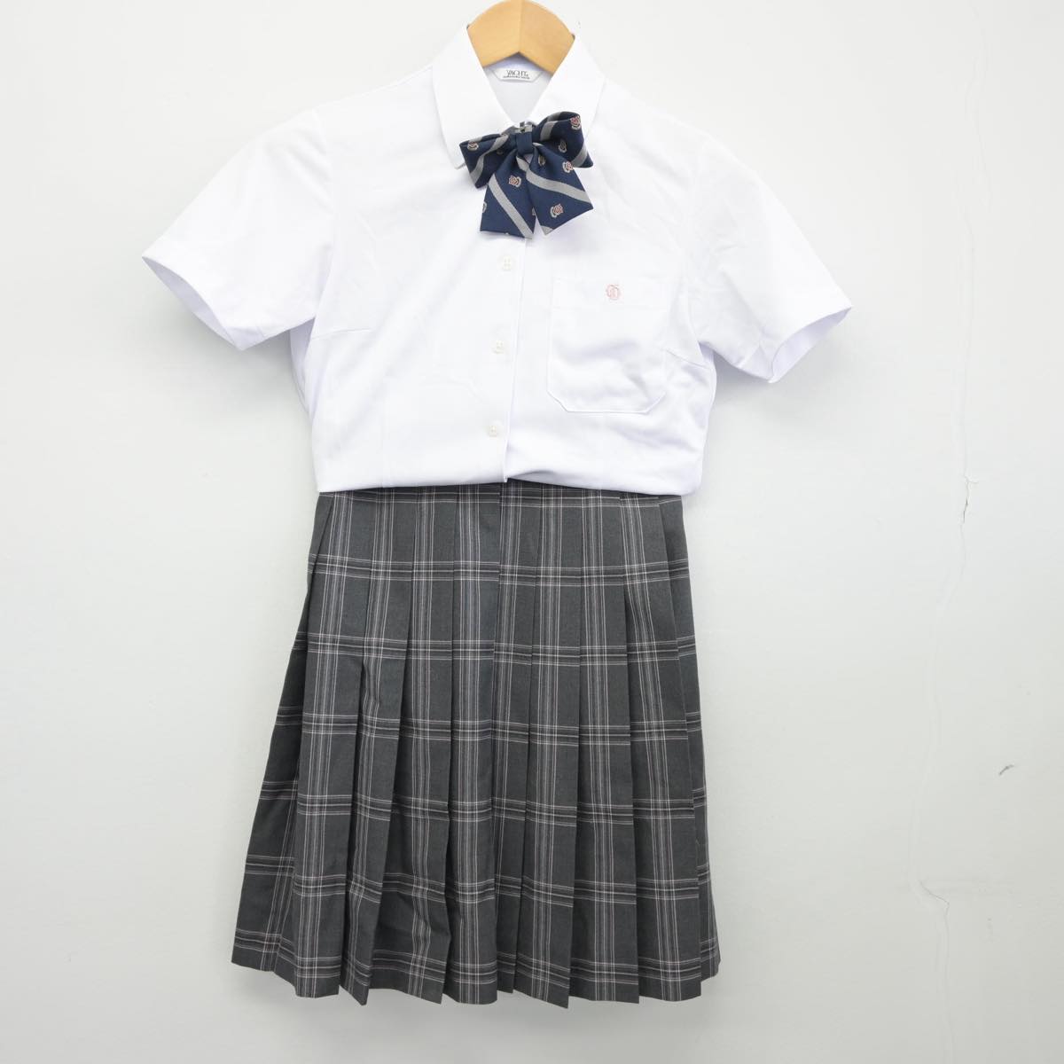 【中古制服】岐阜県 岐阜第一高等学校 女子制服 4点（シャツ・スカート）sf026432【リサイクル学生服】 中古制服通販パレイド