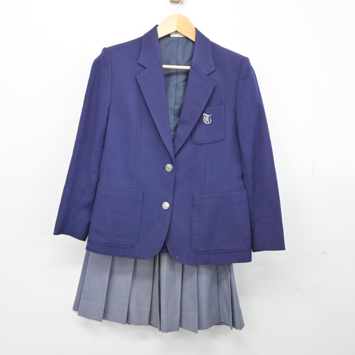 【中古制服】鹿児島県 武岡台高等学校 女子制服 3点（ブレザー・スカート）sf026443【リサイクル学生服】 中古制服通販パレイド