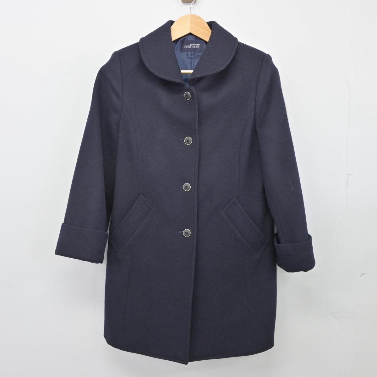 【中古制服】長崎県 長崎女子高等学校 女子制服 1点（コート）sf026580【リサイクル学生服】 中古制服通販パレイド