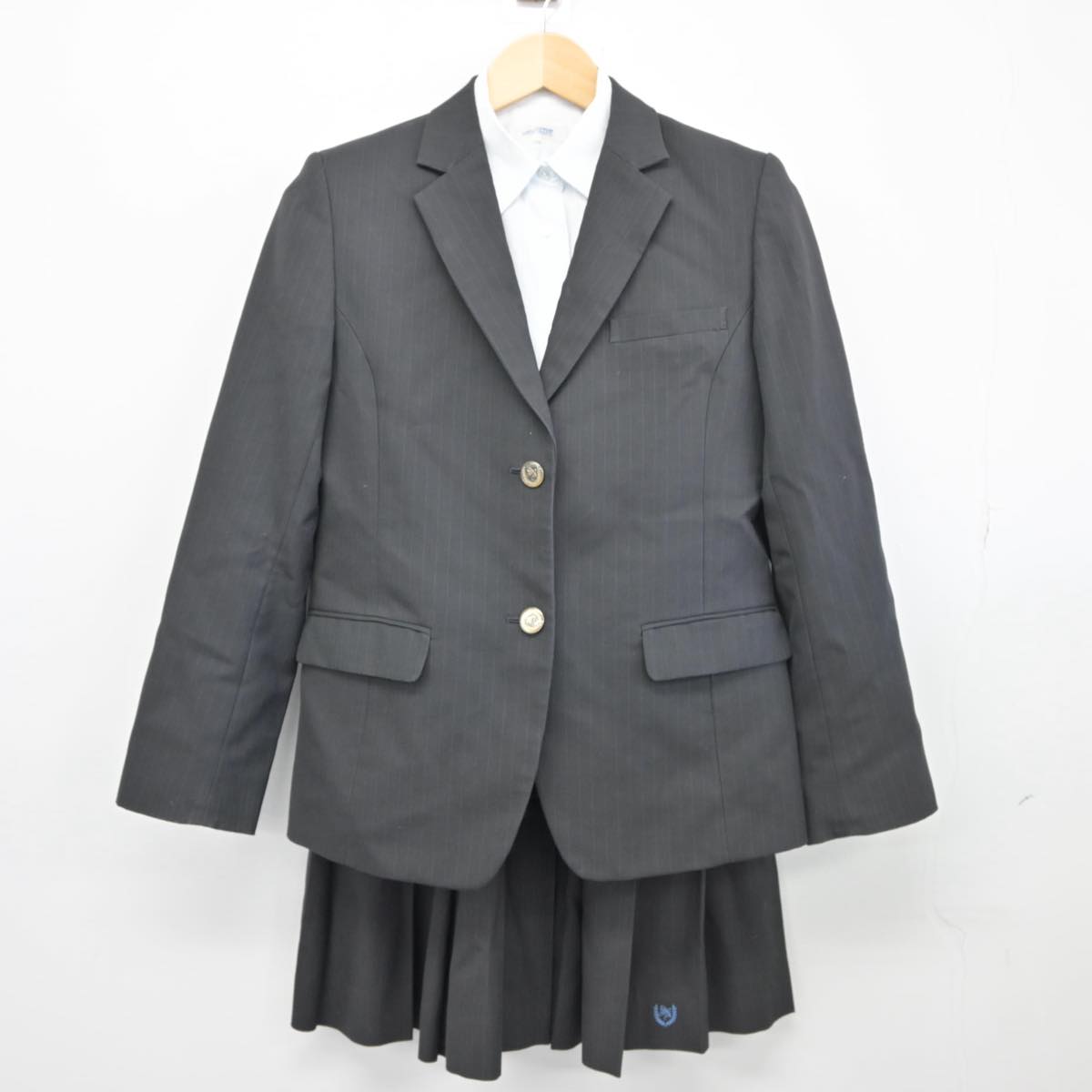 【中古制服】埼玉県 杉戸農業高等学校 女子制服 3点（ブレザー・シャツ・スカート）sf026732【リサイクル学生服】 中古制服通販パレイド