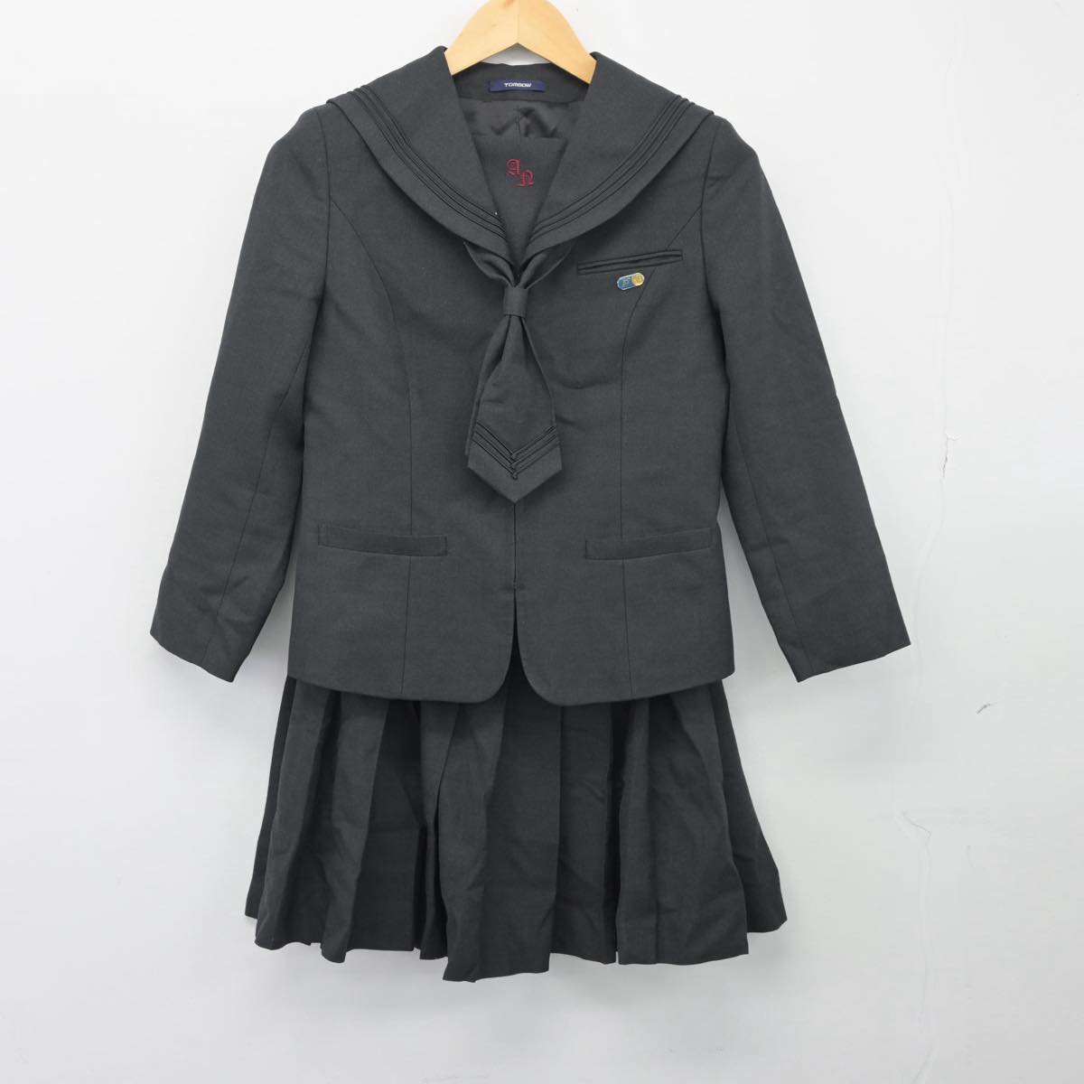 【中古制服】福島県 会津農林高等学校 女子制服 4点（セーラー服・スカート）sf026944【リサイクル学生服】 中古制服通販パレイド