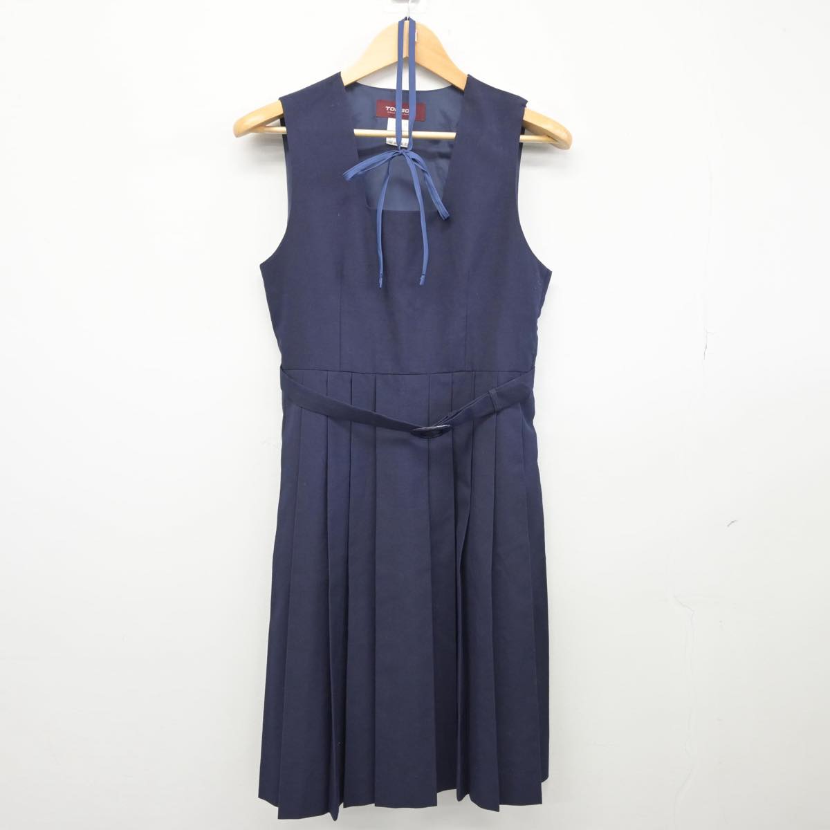 【中古制服】千葉県 小金南中学校 女子制服 2点（ジャンパースカート）sf027355【リサイクル学生服】 中古制服通販パレイド
