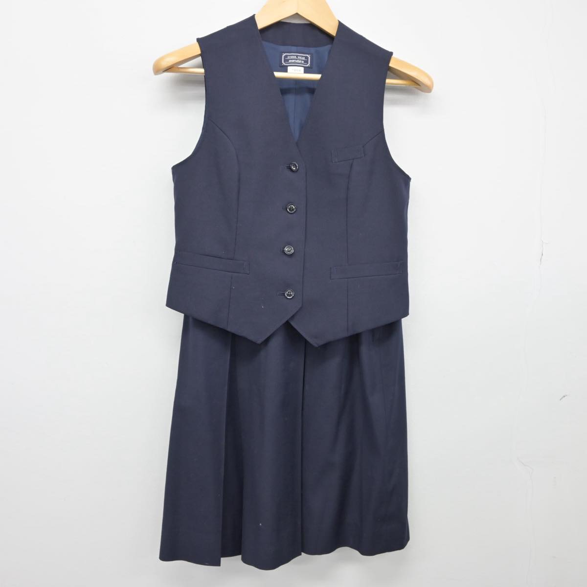 【中古制服】埼玉県 伊奈学園総合高等学校 女子制服 2点（ベスト・スカート）sf027540【リサイクル学生服】 中古制服通販パレイド