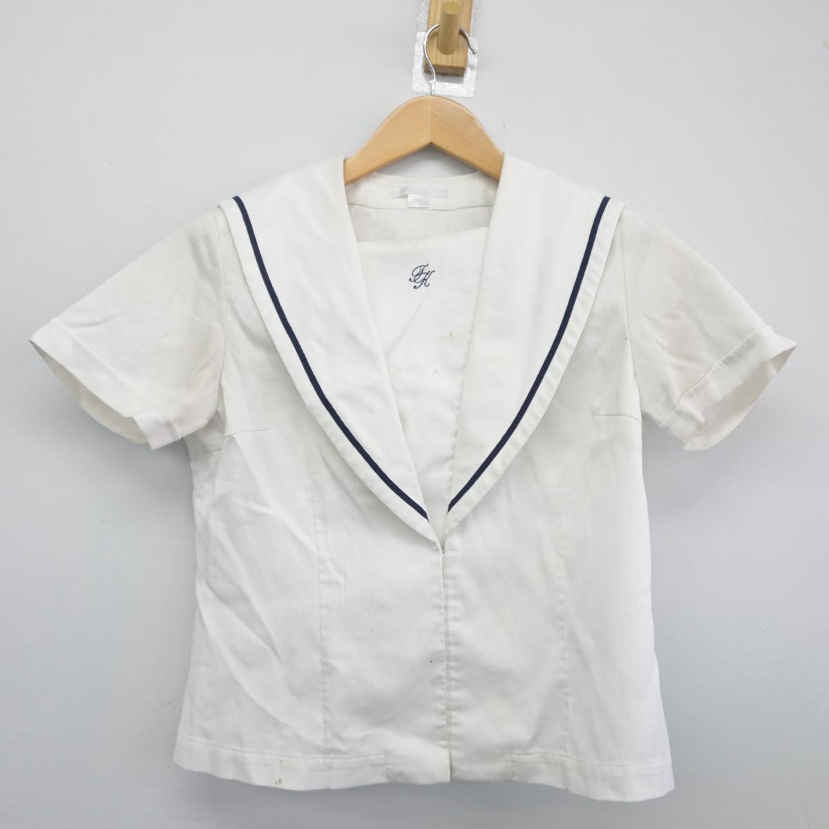 【中古制服】石川県 金沢商業高等学校 女子制服 1点（セーラー服）sf027720【リサイクル学生服】 中古制服通販パレイド