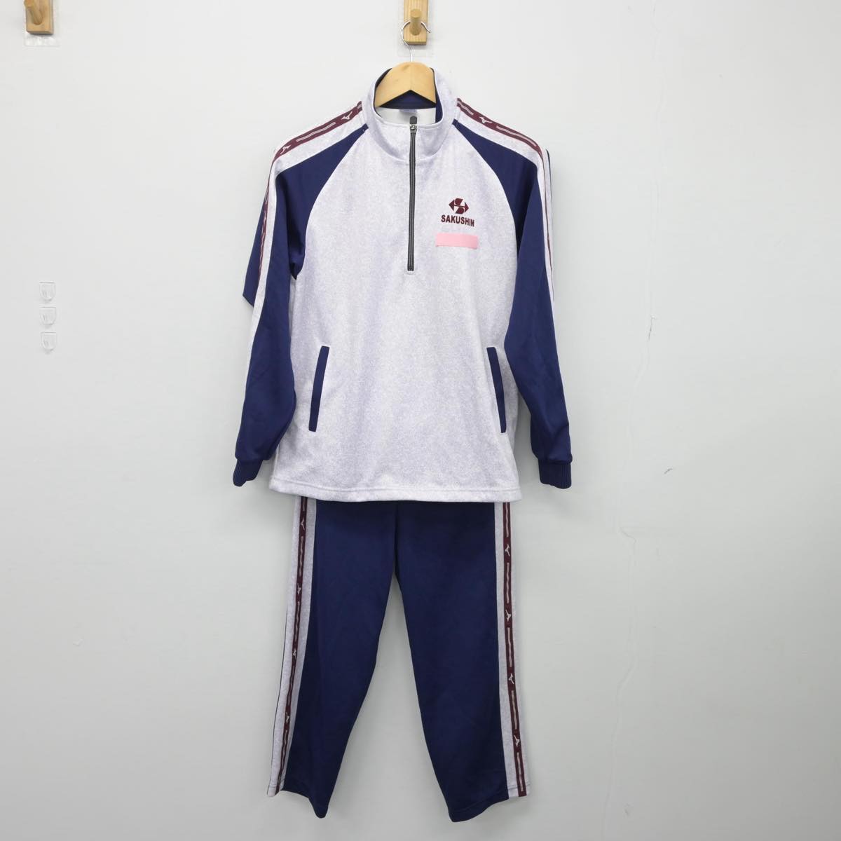 【中古制服】栃木県 作新学院高等学校 女子制服 2点（ジャージ 上・ジャージ 下）sf027762【リサイクル学生服】 中古制服通販パレイド