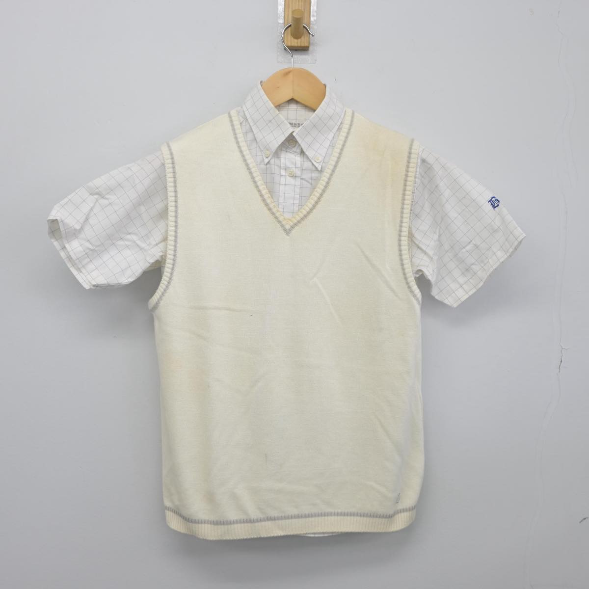 【中古制服】東京都 文教大学附属中学校・高等学校 女子制服 3点（シューズ・シャツ）sf027941【リサイクル学生服】 中古制服通販パレイド