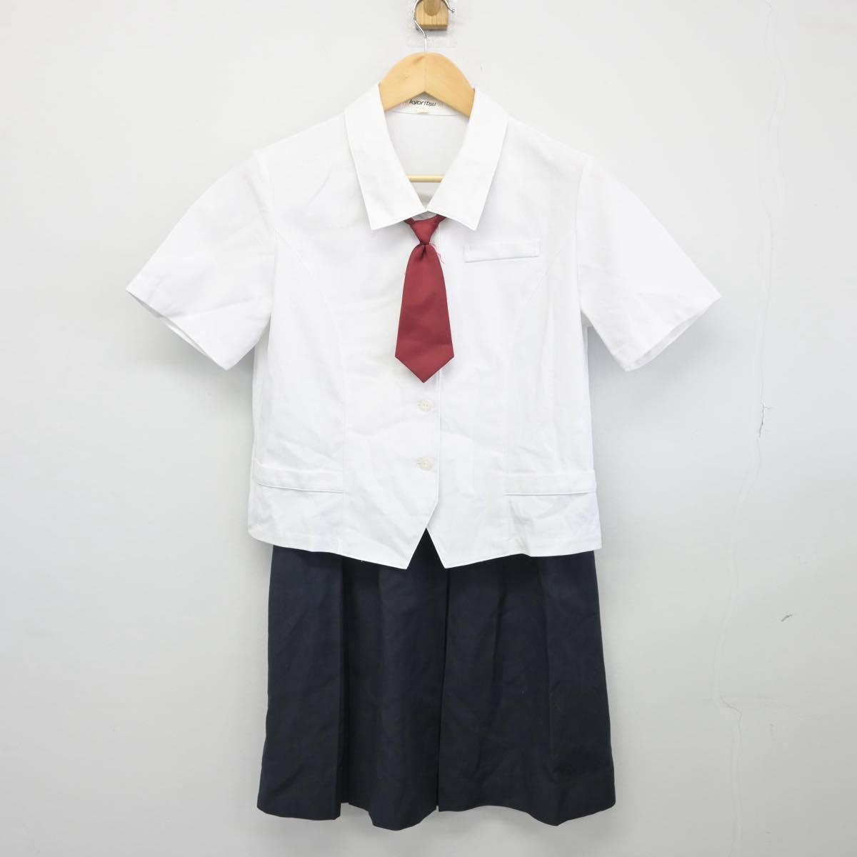 【中古制服】東京都 共立女子中学高等学校 女子制服 3点（シャツ・スカート）sf028081【リサイクル学生服】 中古制服通販パレイド