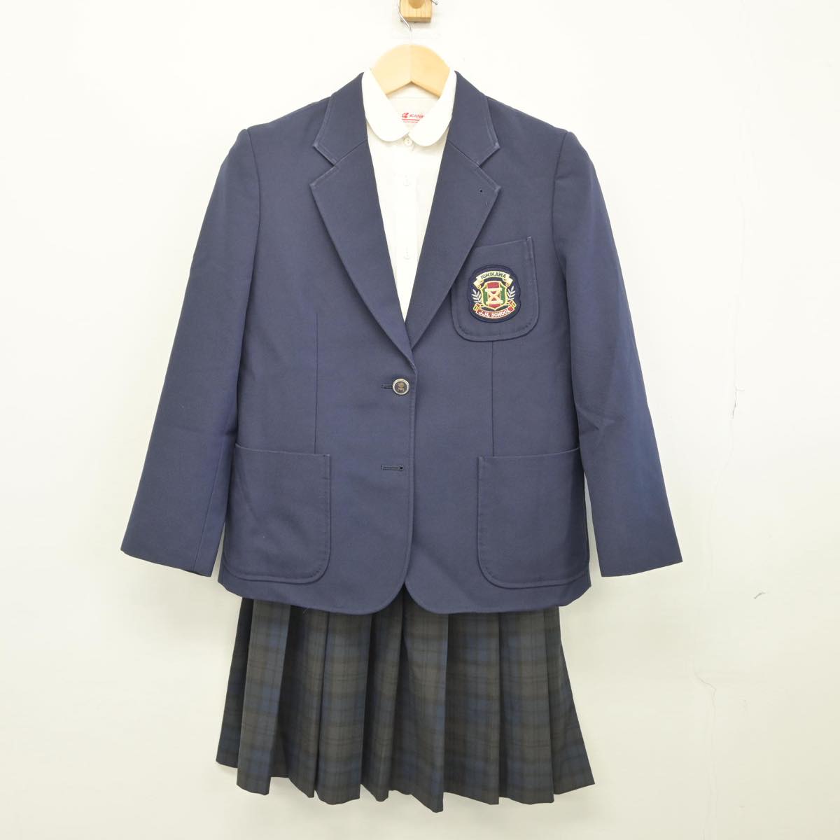 【中古制服】千葉県 市川市立第五中学校 女子制服 3点（ブレザー・シャツ・スカート）sf028255【リサイクル学生服】 中古制服通販パレイド