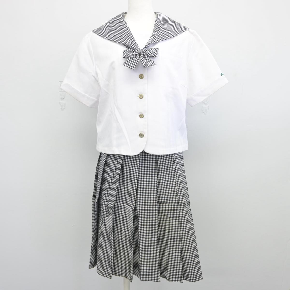 【中古制服】埼玉県 武蔵越生高等学校 女子制服 3点（セーラー服・スカート）sf028324【リサイクル学生服】 中古制服通販パレイド