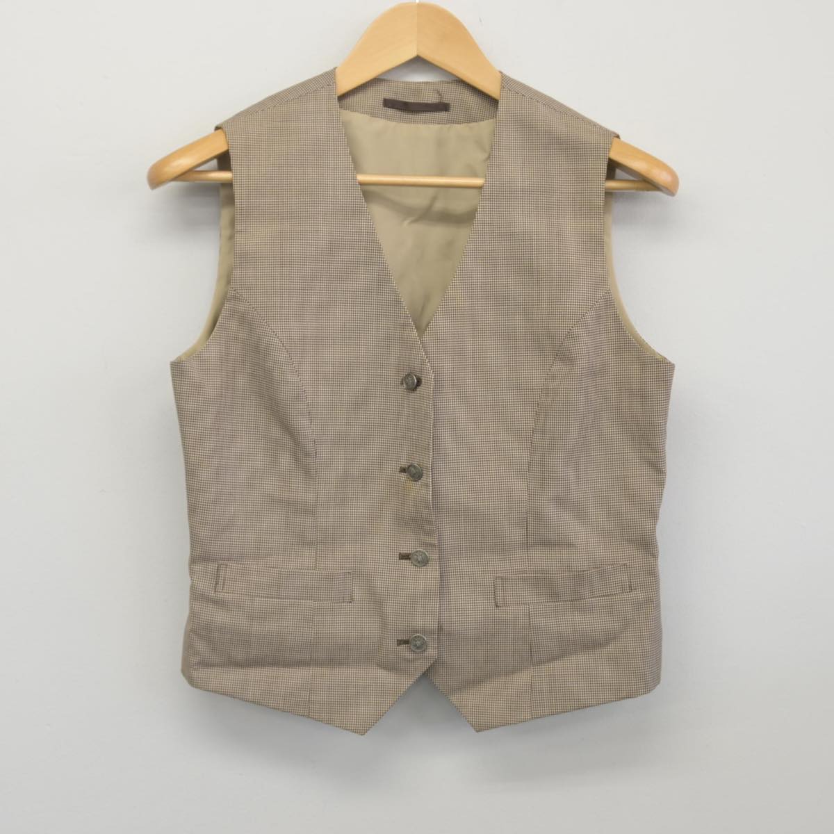 【中古制服】東京都 八王子東高等学校 女子制服 1点（ベスト）sf028383【リサイクル学生服】 中古制服通販パレイド