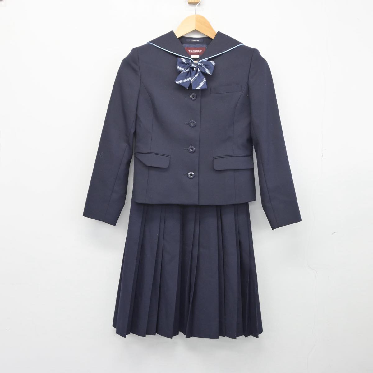【中古制服】岐阜県 岐阜清流中学校 女子制服 3点（ブレザー・スカート）sf028419【リサイクル学生服】 中古制服通販パレイド