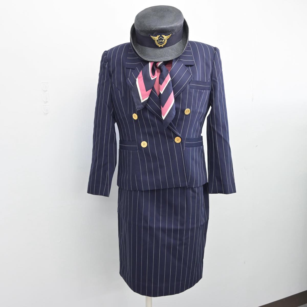 【中古制服】 全日空 Ana 女子制服 6点（ジャケット・シャツ・スカート）sf028578【リサイクル学生服】 中古制服通販パレイド