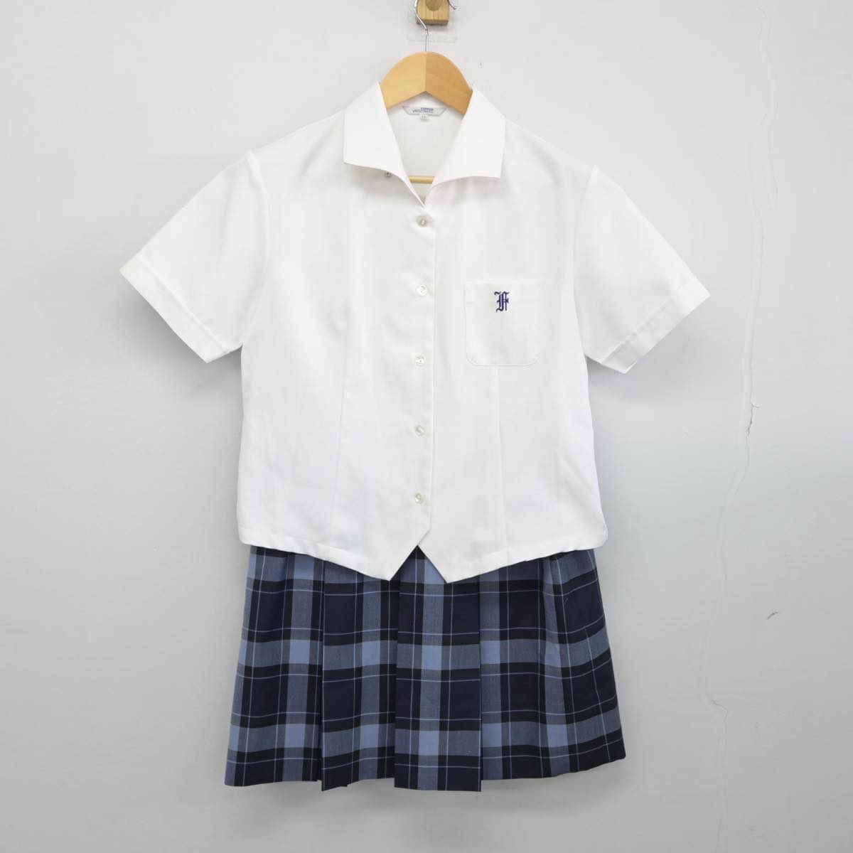 【中古制服】東京都 富士見中学高等学校 女子制服 4点（シャツ・シャツ・スカート）sf028585【リサイクル学生服】 中古制服通販パレイド