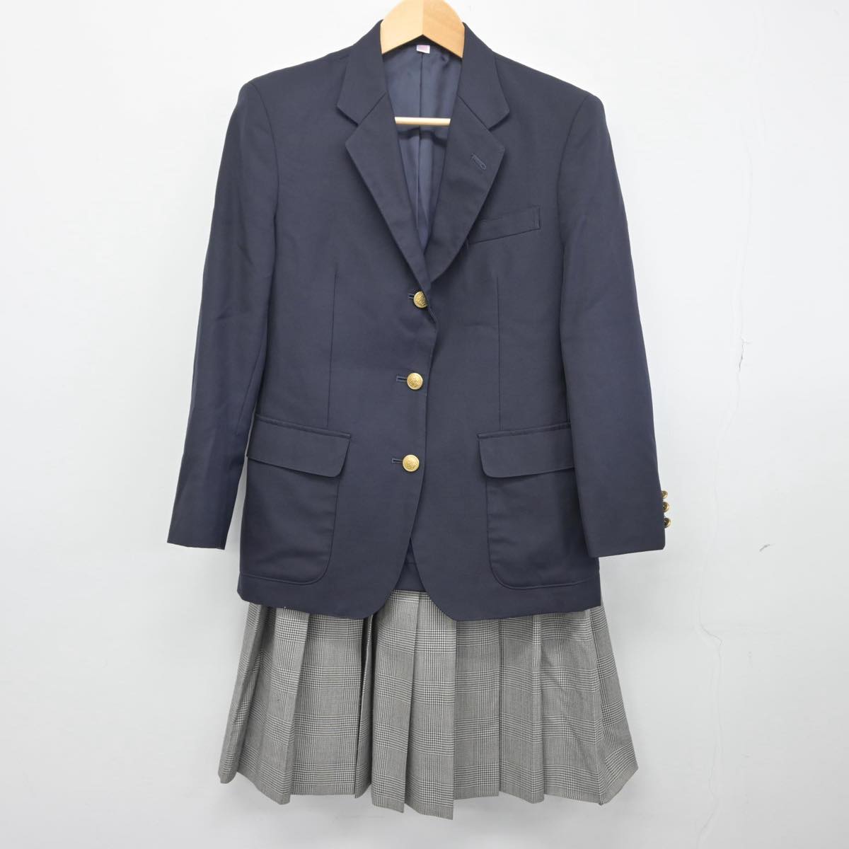 【中古制服】兵庫県 立網干高等学校 女子制服 3点（ブレザー・スカート）sf028661【リサイクル学生服】 中古制服通販パレイド