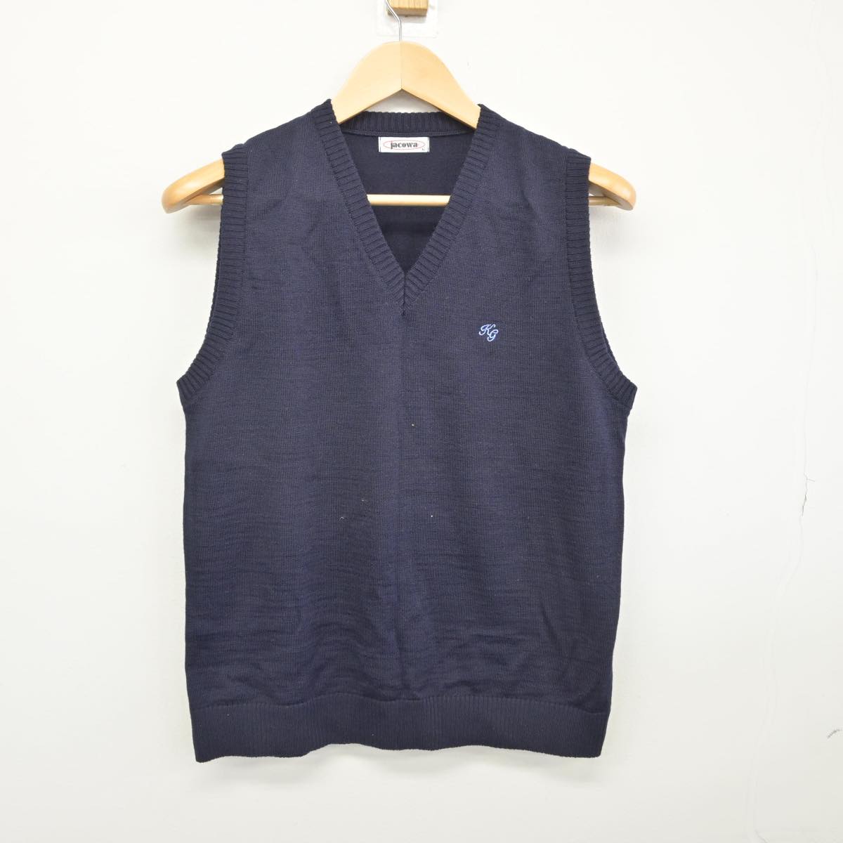 【中古制服】千葉県 敬愛学園高等学校 女子制服 2点（ニットベスト）sf028807【リサイクル学生服】 中古制服通販パレイド