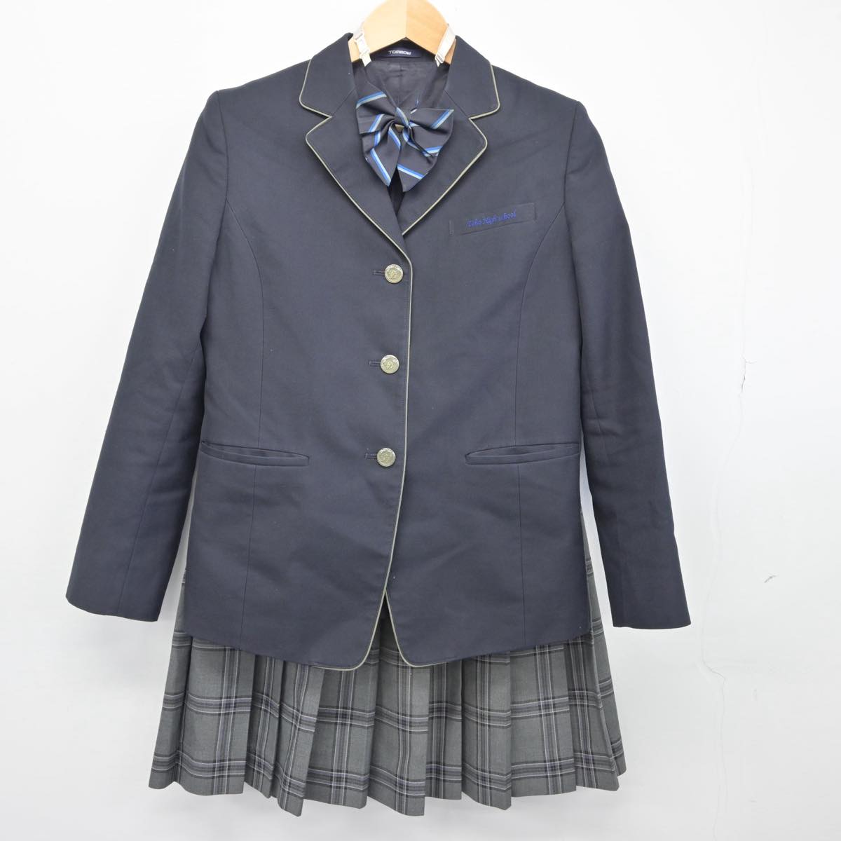 【中古制服】北海道 北海道札幌東豊高等学校 女子制服 3点(ブレザー・スカート)sf028939【リサイクル学生服】 中古制服通販パレイド
