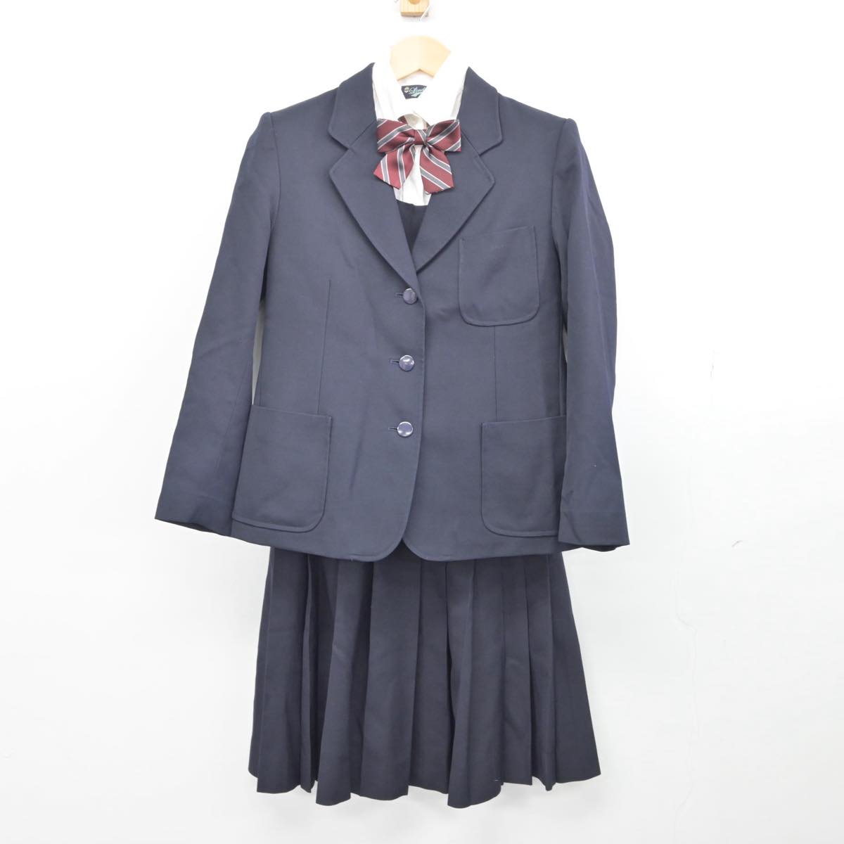 【中古制服】東京都 杉並区立井草中学校 女子制服 5点（ブレザー・ベスト・シャツ・スカート）sf028954【リサイクル学生服】 中古制服