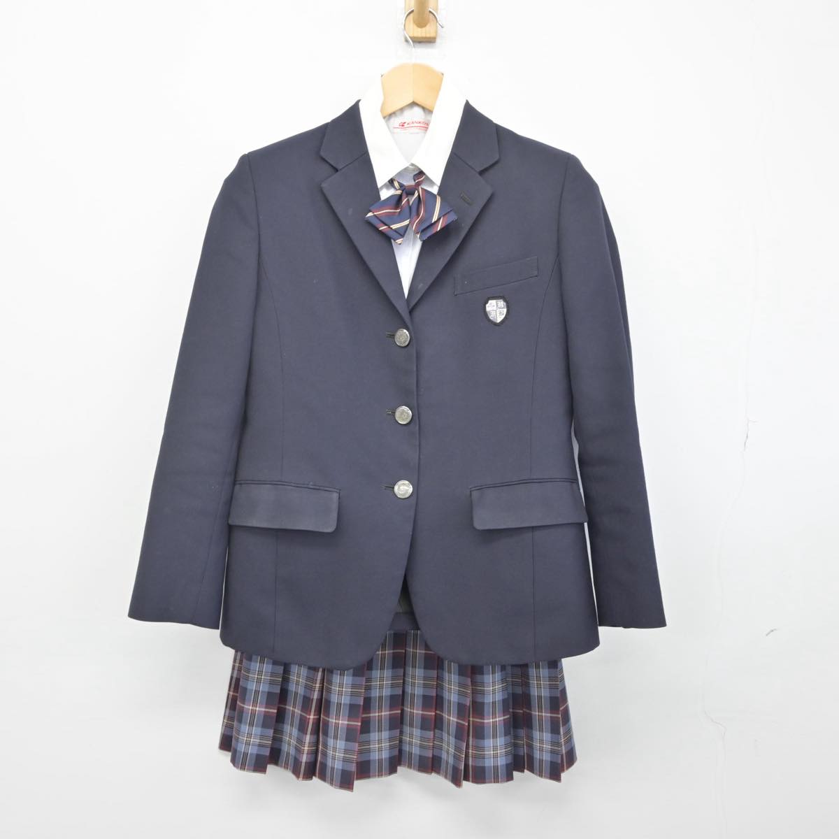 【中古】広島県 向陽台高等学校 小井手ファッションビューティー専門学校 女子制服 6点（ブレザー・シャツ・スカート）sf029390