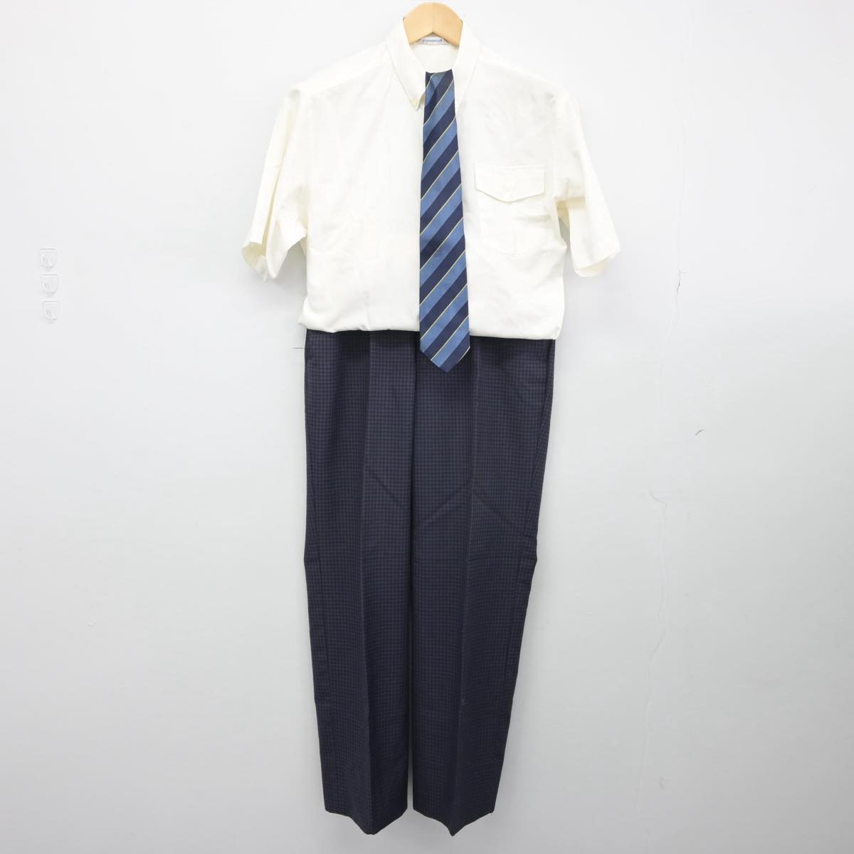 【中古】愛知県 栄徳高等学校 男子制服 3点（シャツ・ズボン）sf029484 中古制服通販パレイド