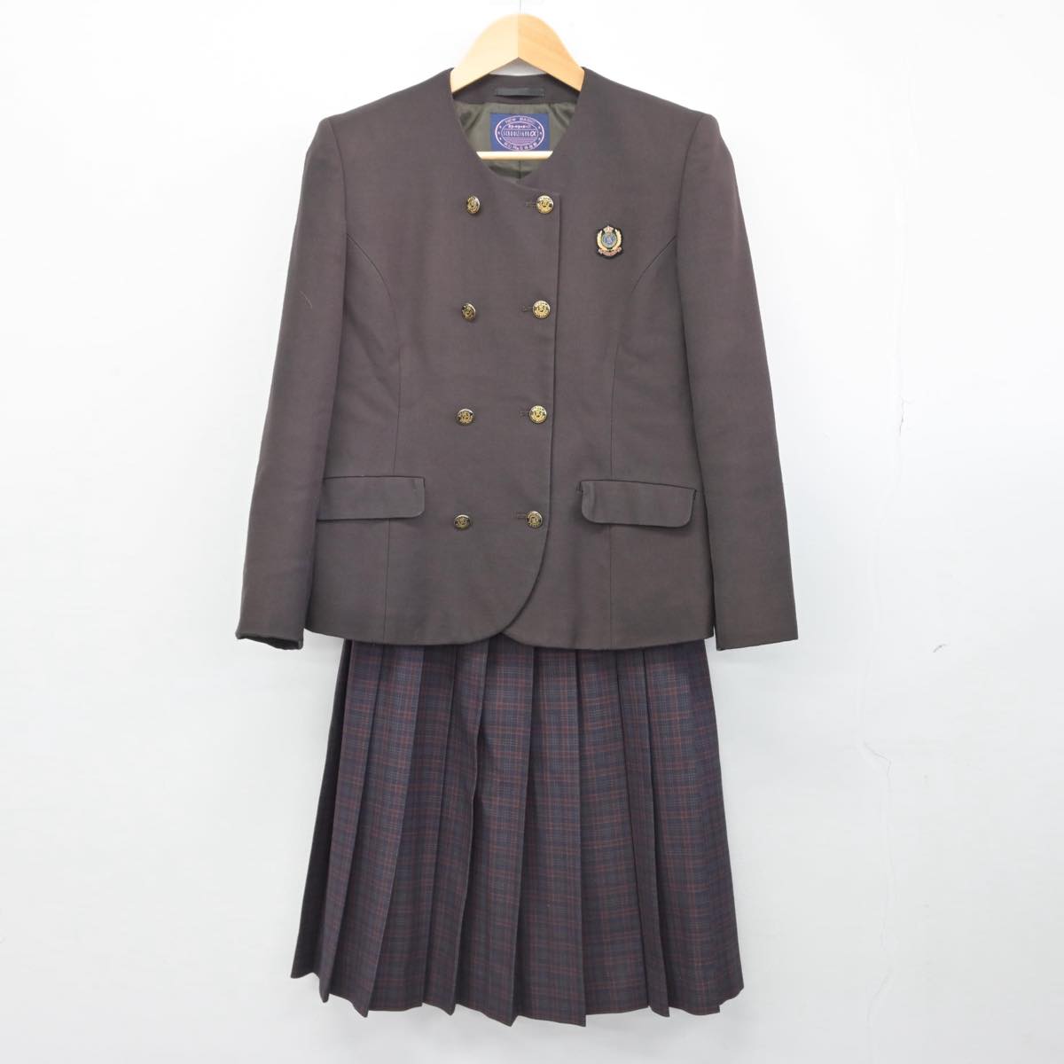 【中古】兵庫県 香寺高等学校 女子制服 2点（ブレザー・スカート）sf029769 中古制服通販パレイド