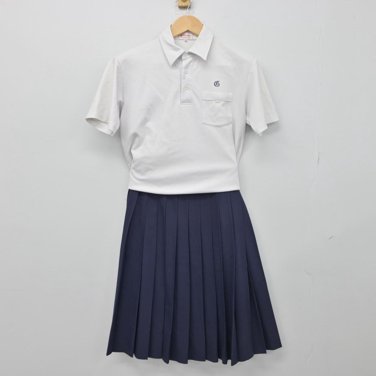 【中古】広島県 五日市中学校 女子制服 2点(シャツ・スカート)sf030236 中古制服通販パレイド