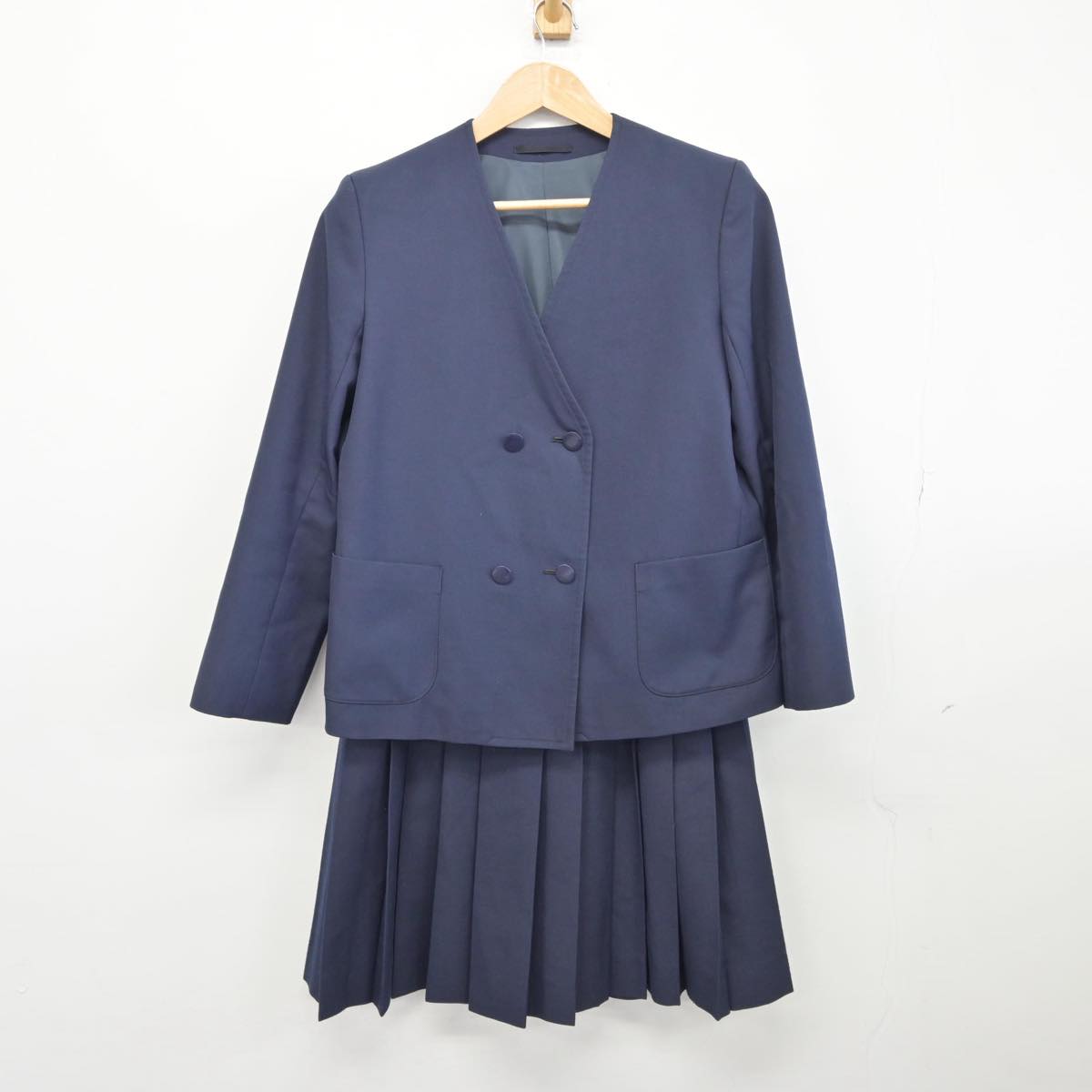 【中古】千葉県 茂原市立南中学校 女子制服 3点（ブレザー・ニット・スカート）sf030725 中古制服通販パレイド